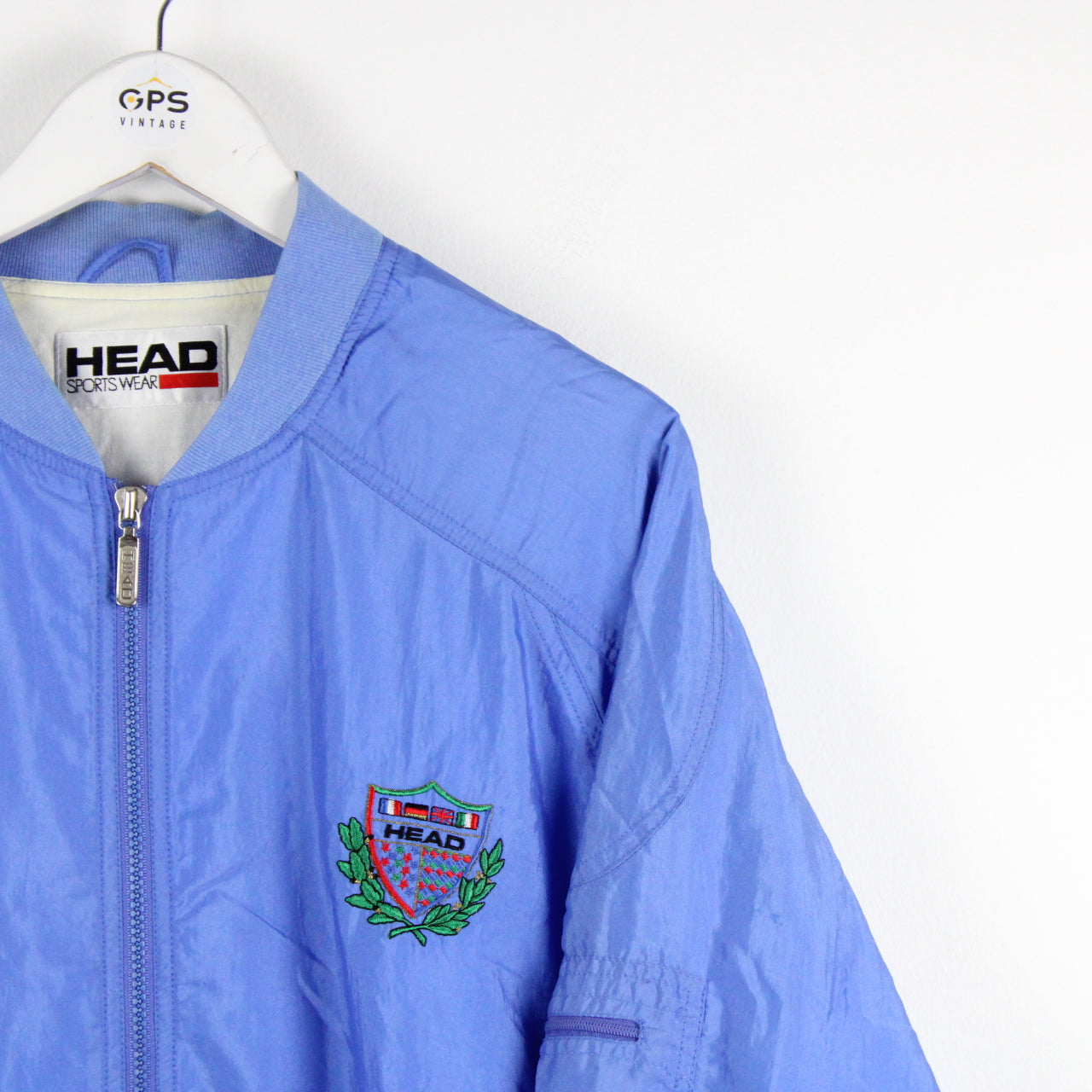 Vintage HEAD 90s Track Top Jacket Blue | Large – GPS Vintage