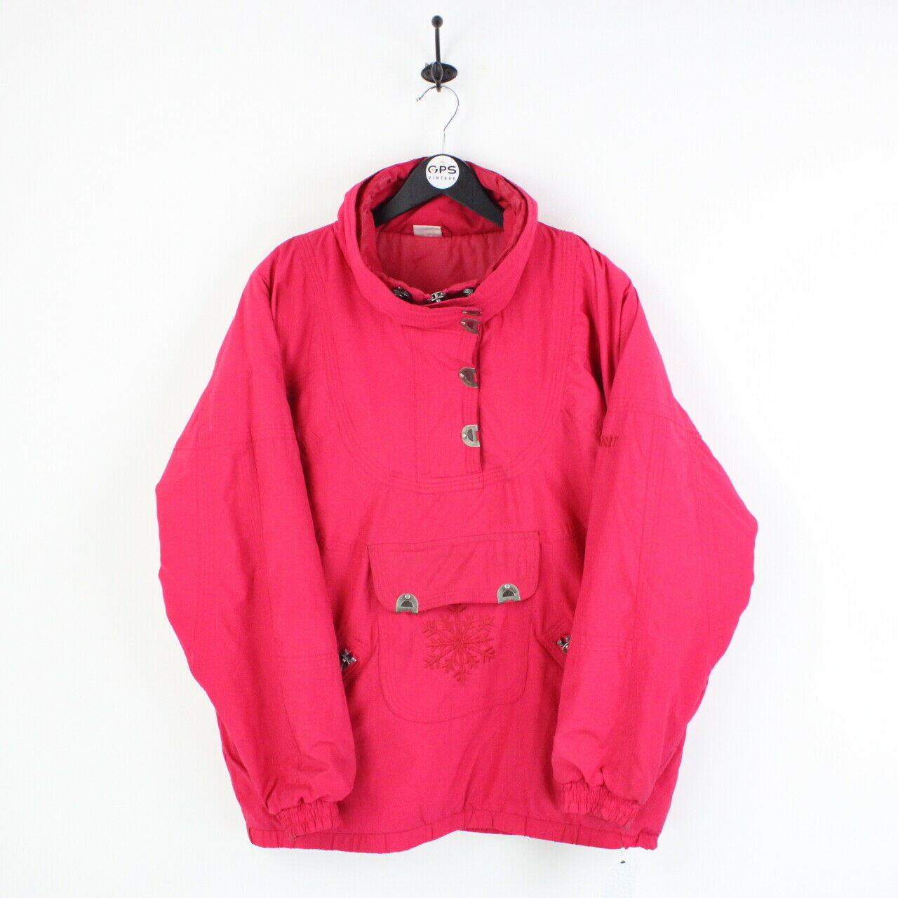 Womens 90s Ski Jacket Pink | XL – GPS Vintage